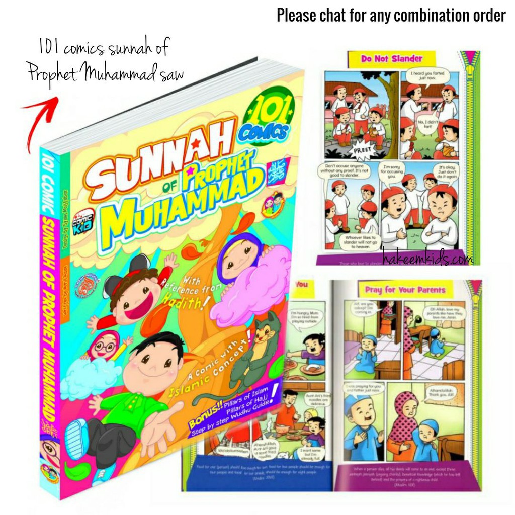 101 COMIC SUNNAH OF PROPHET MUHAMMAD SAW ~READY STOCK | Shopee Malaysia