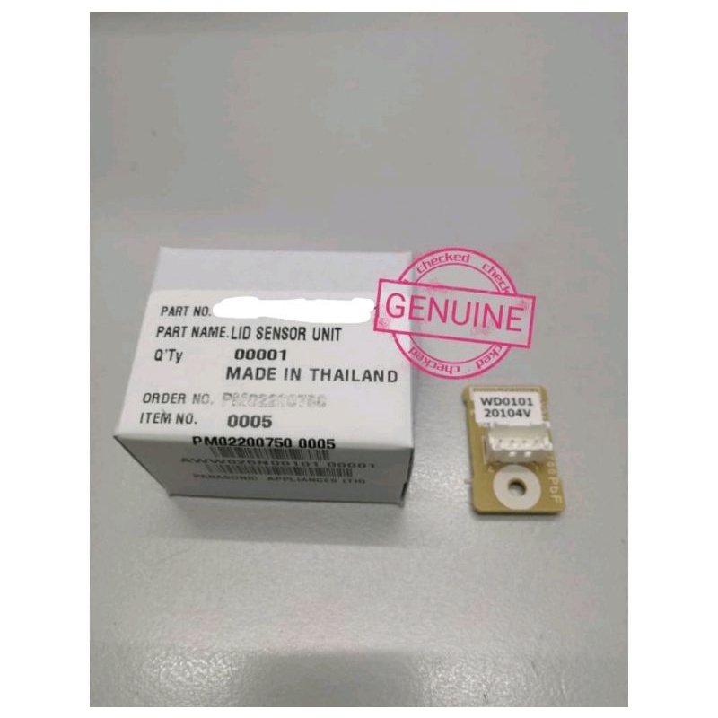 Panasonic Washing Machine ( Lid Sensor ) NA-FS14V7 and NA-FS16V7 ...