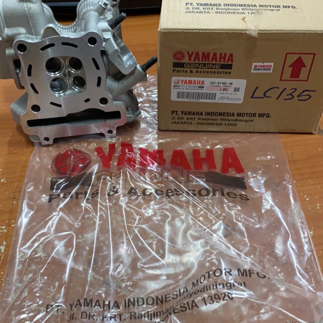 100% ORIGINAL YAMAHA HONG LEONG LC135 FZ150 FZ150I Y15ZR Lc 135 y15 Ysuku Fz 150 HEAD ASSY ORI ...