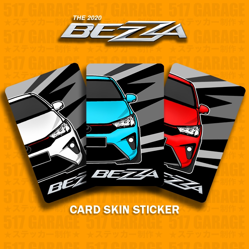 PERODUA BEZZA 2022 / ATM STICKER / T*G STICKER / BANK CARD STICKER ...