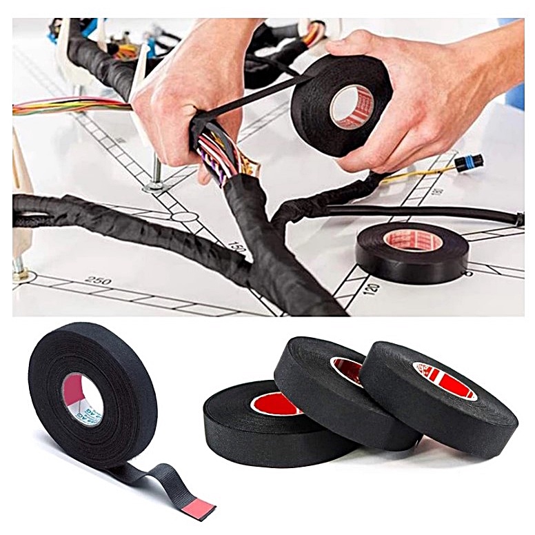 15m Harness Tape Wire Adhesive Wiring Balut Wayar Kereta Motor Sound ...