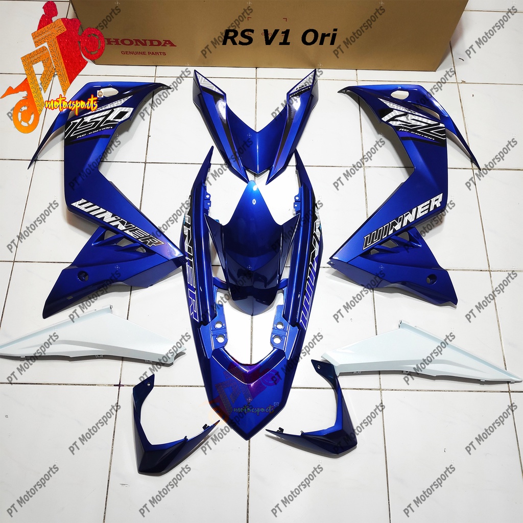 Honda Rs150 V1 V2 Cover Set Blue Winner Blue Original 9 | Shopee Malaysia
