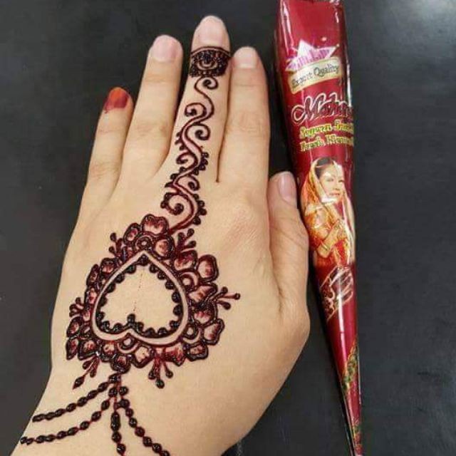 10 pcs Maharani Fresh Henna Cone Instant Colour / Inai Kon Maharani ...