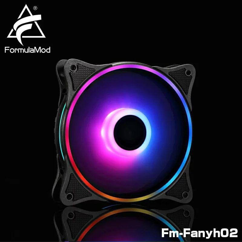120mm rgb fan 12cm argb 4 pin pwm 5v 3 pin pc case fan silent ...