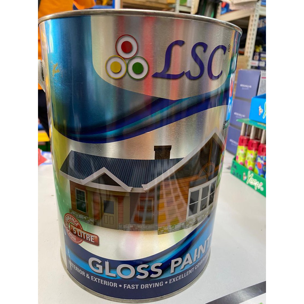 5Liter LSC High Gloss Paint For Wood And Metal | Shopee Malaysia