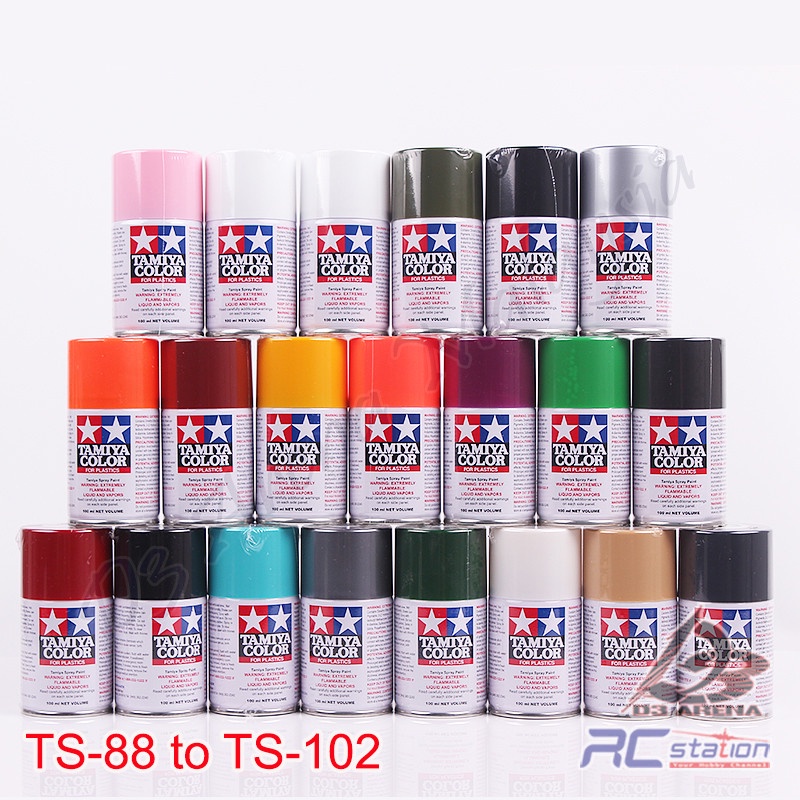Tamiya Color - For Plastics TS88 to TS102 > TS89 TS90 TS91 TS92 TS93 ...