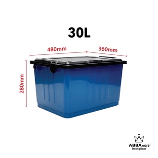 ABBAWARE ACME Storage Box With Wheels 30 Litres / Kotak Simpan Barang ...