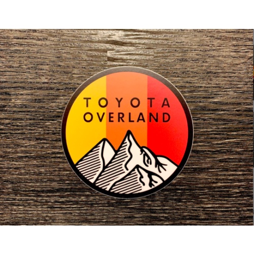 Toyota Overland Sticker Decal Tundra Tacoma SR5 4X4 4WD 4Runner FJ ...