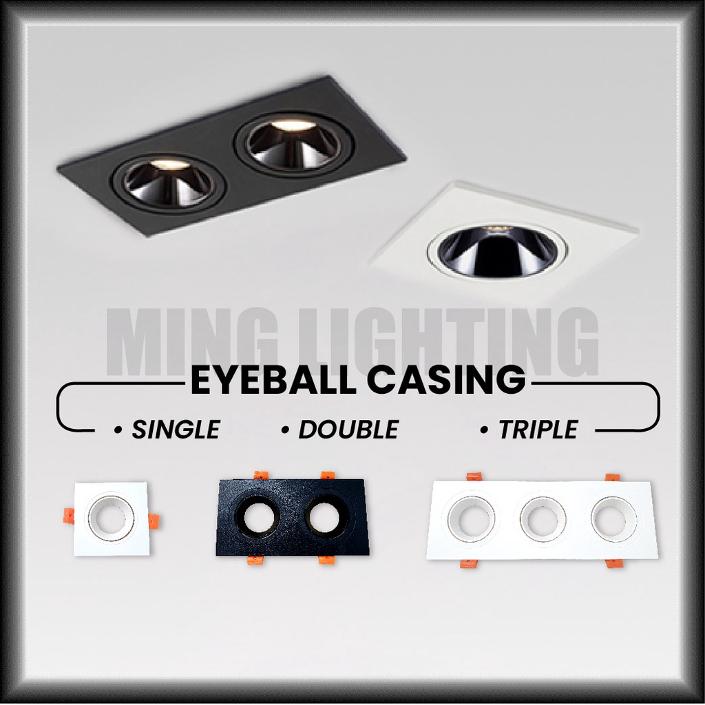 LED Multi MR16 Bulb GU10 Eyeball Casing Frame Downlight Ceiling Down ...