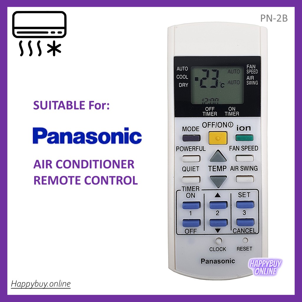 Panasonic Air Conditioner Remote For Panasonic Air Cond Aircond Air ...