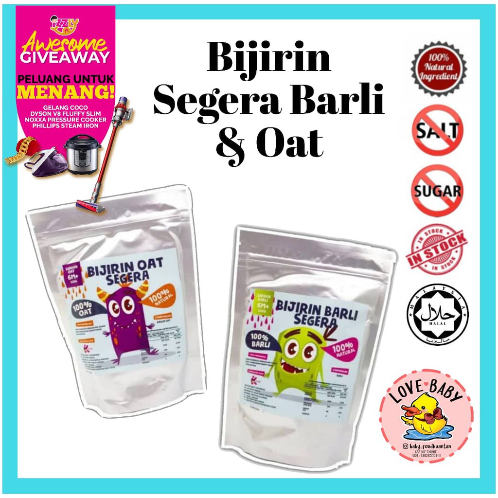 (Babyfood) Basic cereal / Bijirin Oat / Bijirin Barli | Shopee Malaysia