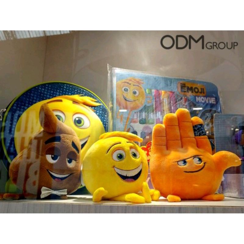 Original Emoji Movie Plush toy Stuffed Doll Patung Cartoon Movie Show ...