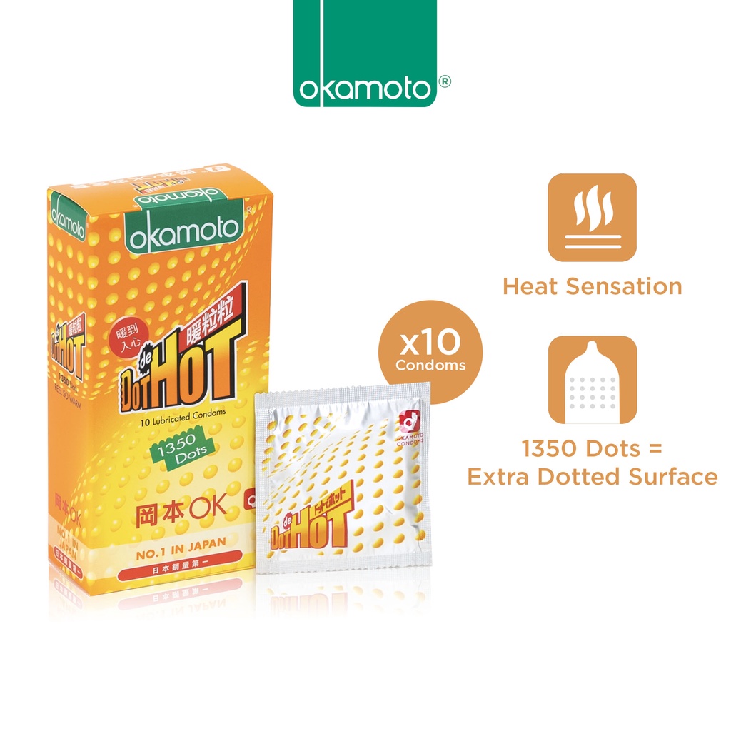 Okamoto Dot De Hot (10s) | Shopee Malaysia