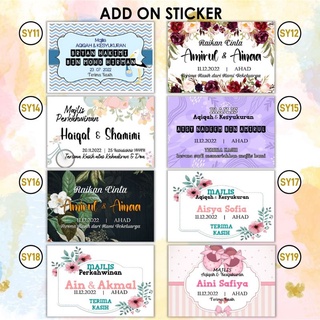 ADD ON : STICKER, RIBBON FOR YASSIN / AL-MATHURAT / HIMPUNAN SOLAT ...