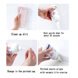 Tile Reform 280ml Original Gap Waterproof Grouting Coating White Fix ...