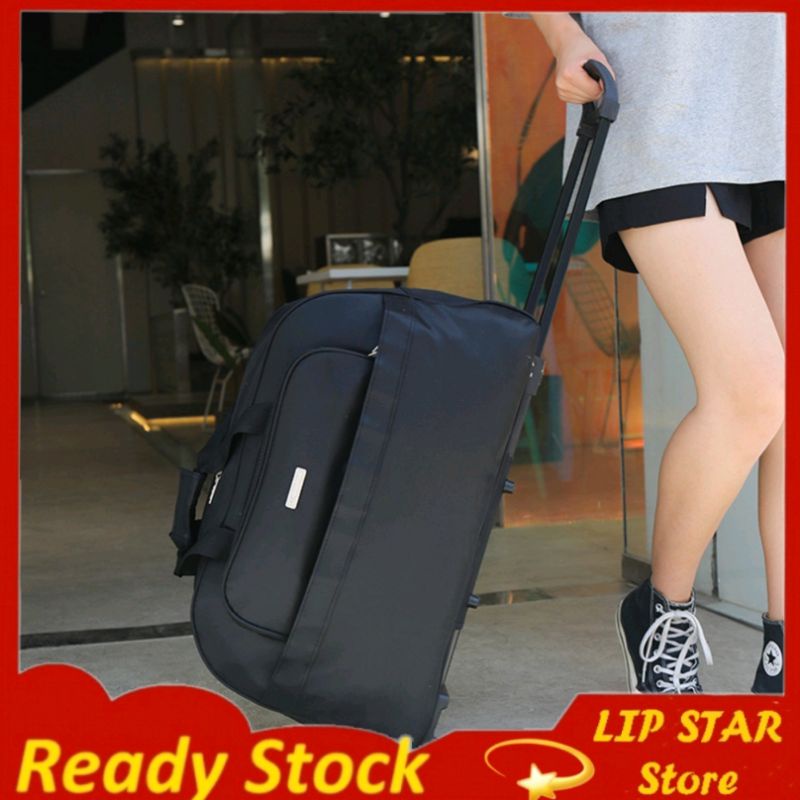 Duffel Luggage Trolley Bag Laugage Travel Lugage Beg Roda Troli ...