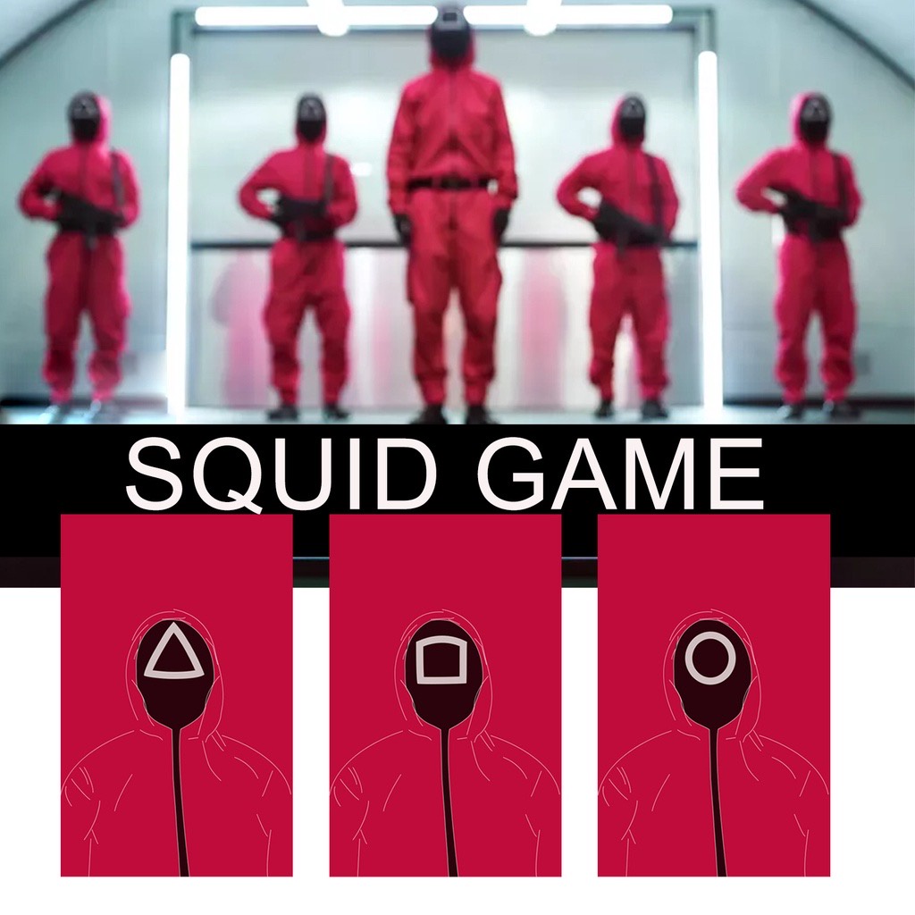8 Pcs/10 Pcs Korean TV Show Squid Game Card/Squid Game Peripheral ...