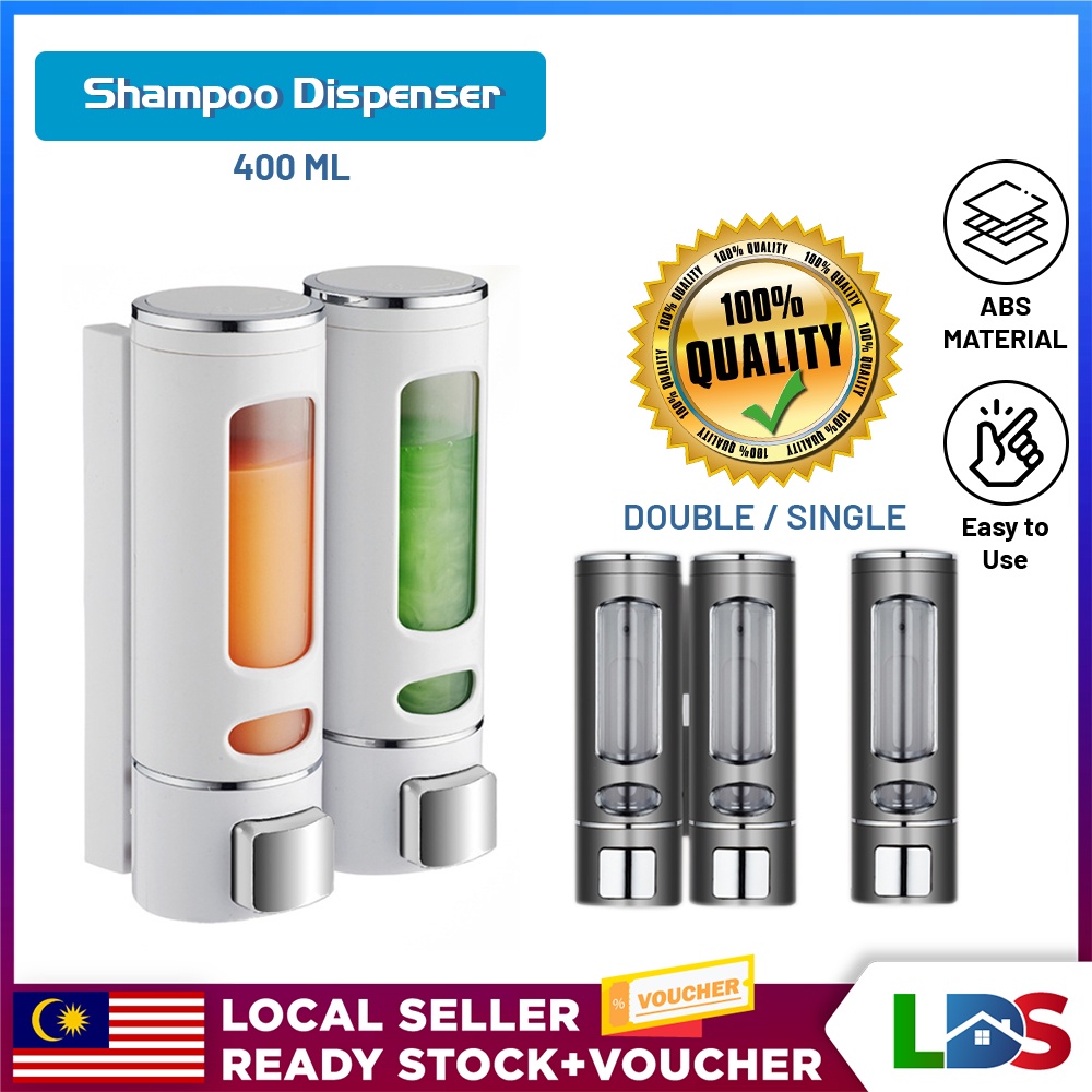 LDS Multi-Purpose Wall Mount Single/Double Home Shampoo Soap Toilet ...