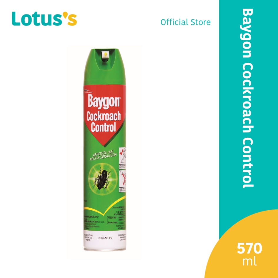Baygon Cockroach Control 570Ml | Shopee Malaysia