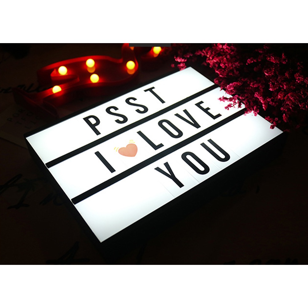 Led Box Light Message Letter Led Alphabet Cinema Lightbox Cinematic ...