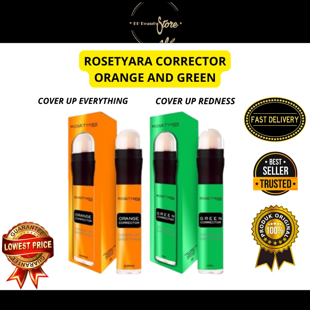 ROSETYARA CORRECTER OREN / CORRECTER HIJAU / ROSETYRA ROSE TYRA TYARA ...