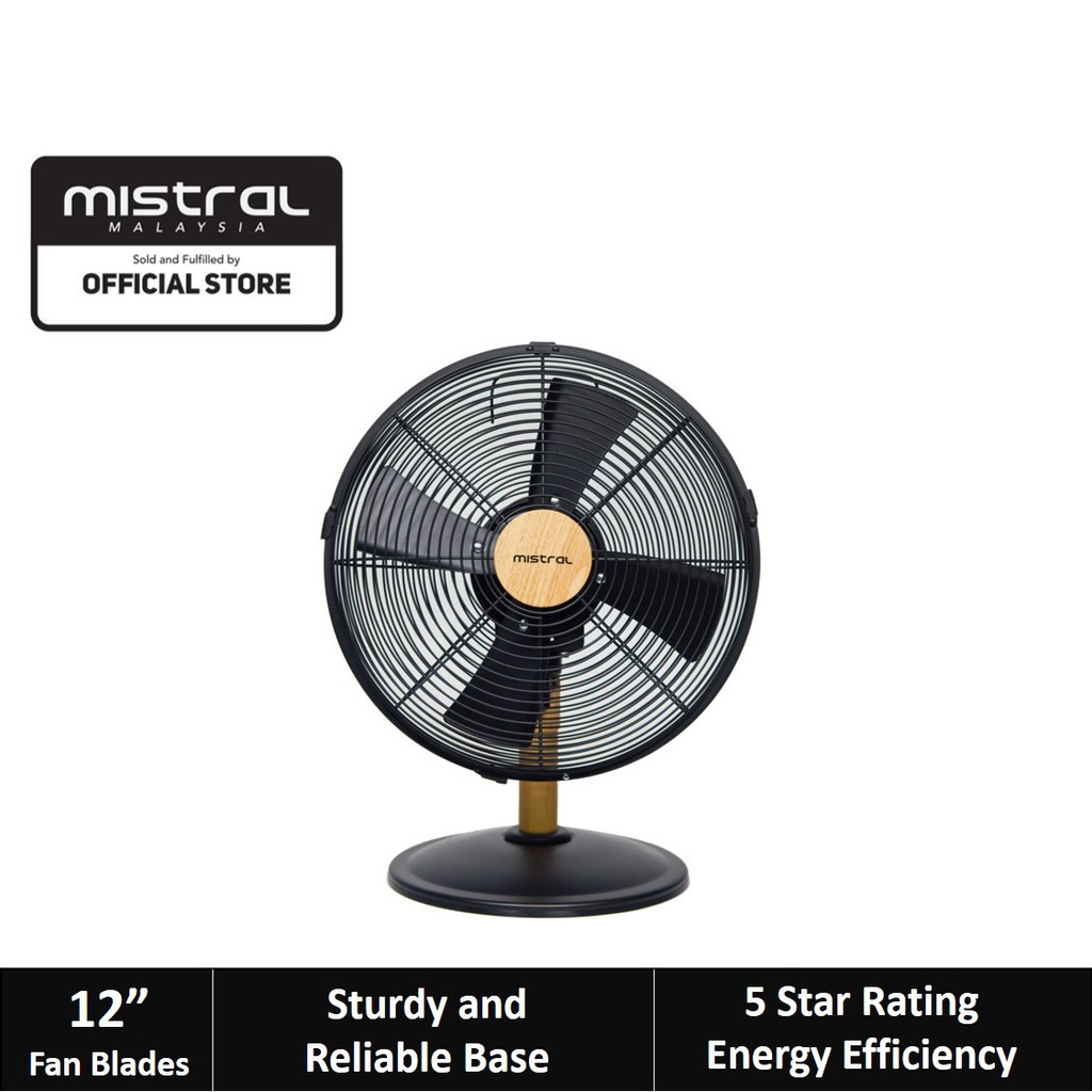 Mistral Table Fan MTF1215M | Shopee Malaysia