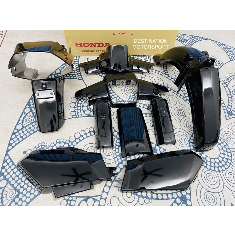 100% ORIGINAL HONDA EX5 DREAM / POWER COVER SET BODY COVER SET WHITE ...