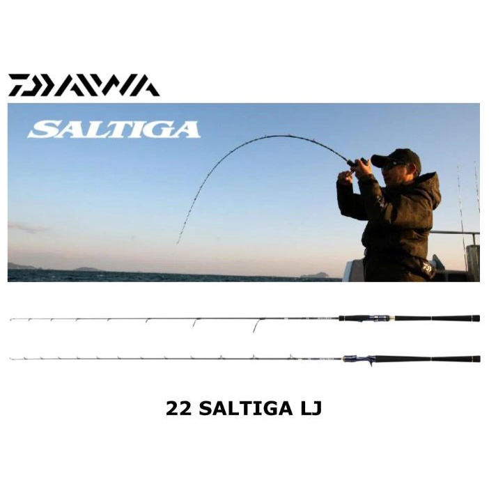 22 DAIWA fishing rod Saltiga LJ Baitcasting/Spinning Rod With 1 Year ...
