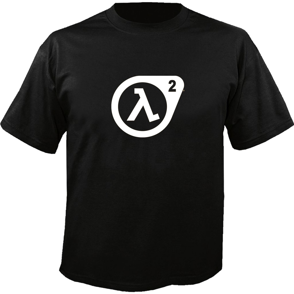 Half Life 2 Logo Custom Tshirt BLACK COLOR (S-3XL) | Shopee Malaysia