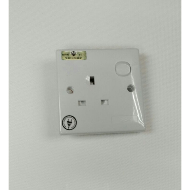 13a wall socket with switch 1 gang socket with sirim approved / base ...