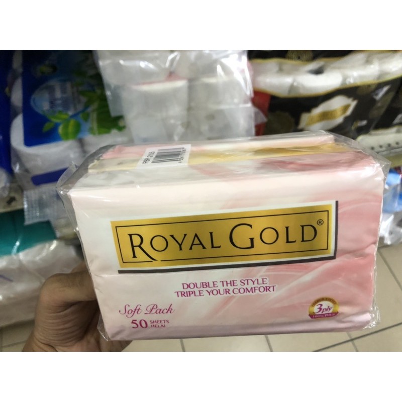 Royal gold tisu pelbagai guna 50 sheets | Shopee Malaysia