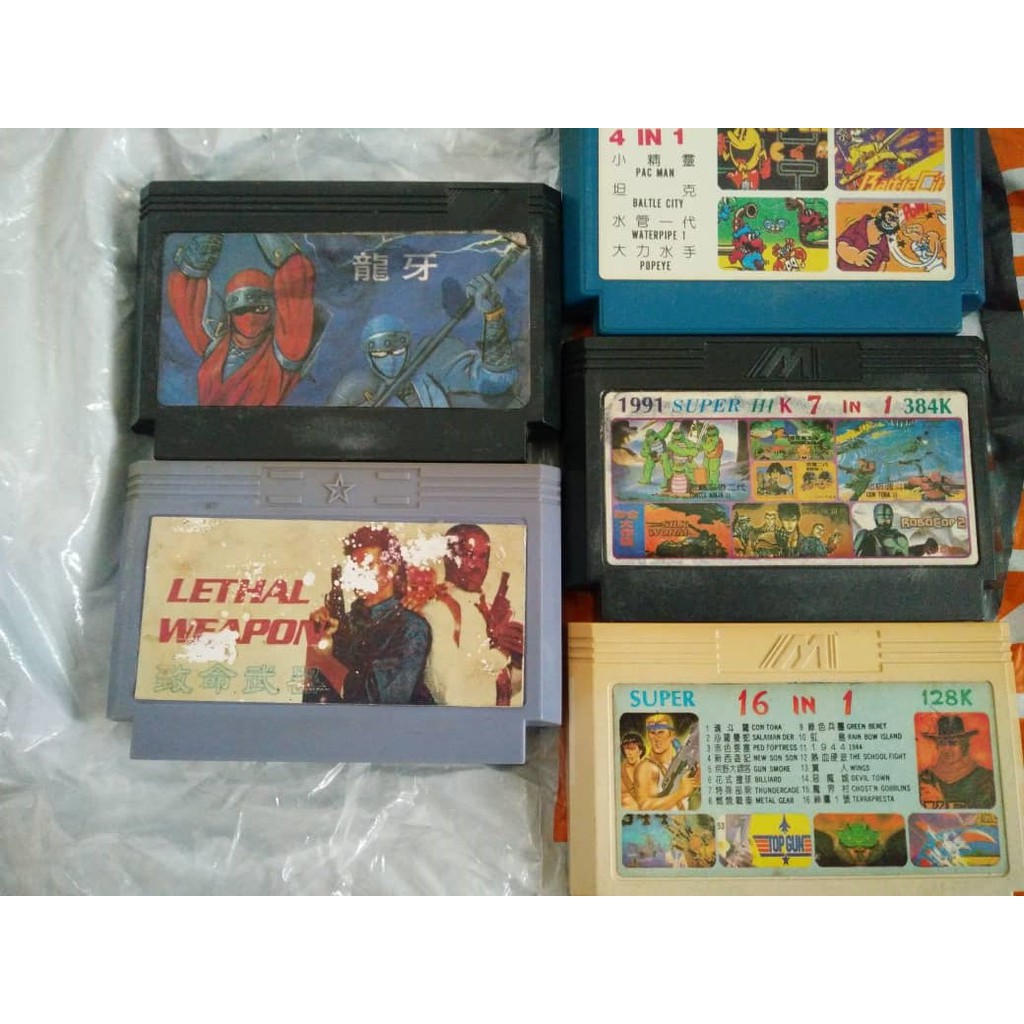 Micro Genius Game Cards, Game Tape, FC Games, 8-bit Games Cartridge ...