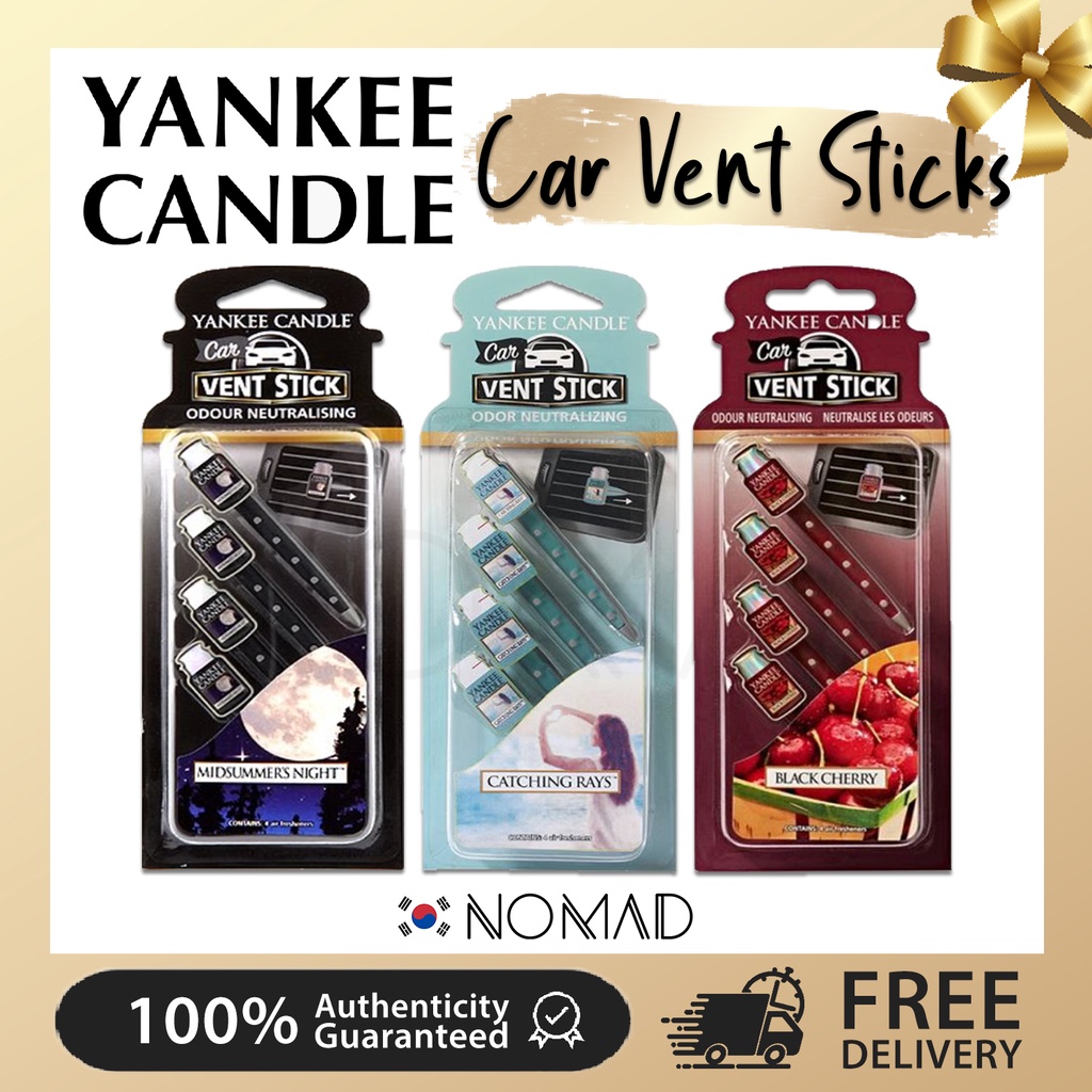 [Yankee Candle] Car Vent Sticks ( Midsummer's Night / Bahama breeze ...