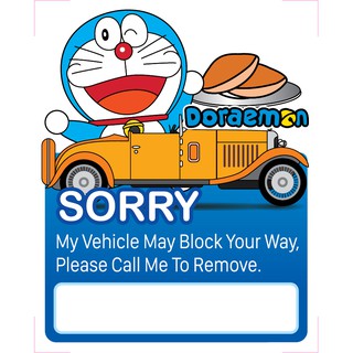 [READY STOCK] Funny Car Sticker Decal Remind,Sticker I'M Sorry Block ...
