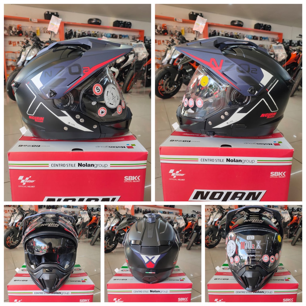 Nolan N70-2 X Bungee N-Com modular helmet | Shopee Malaysia