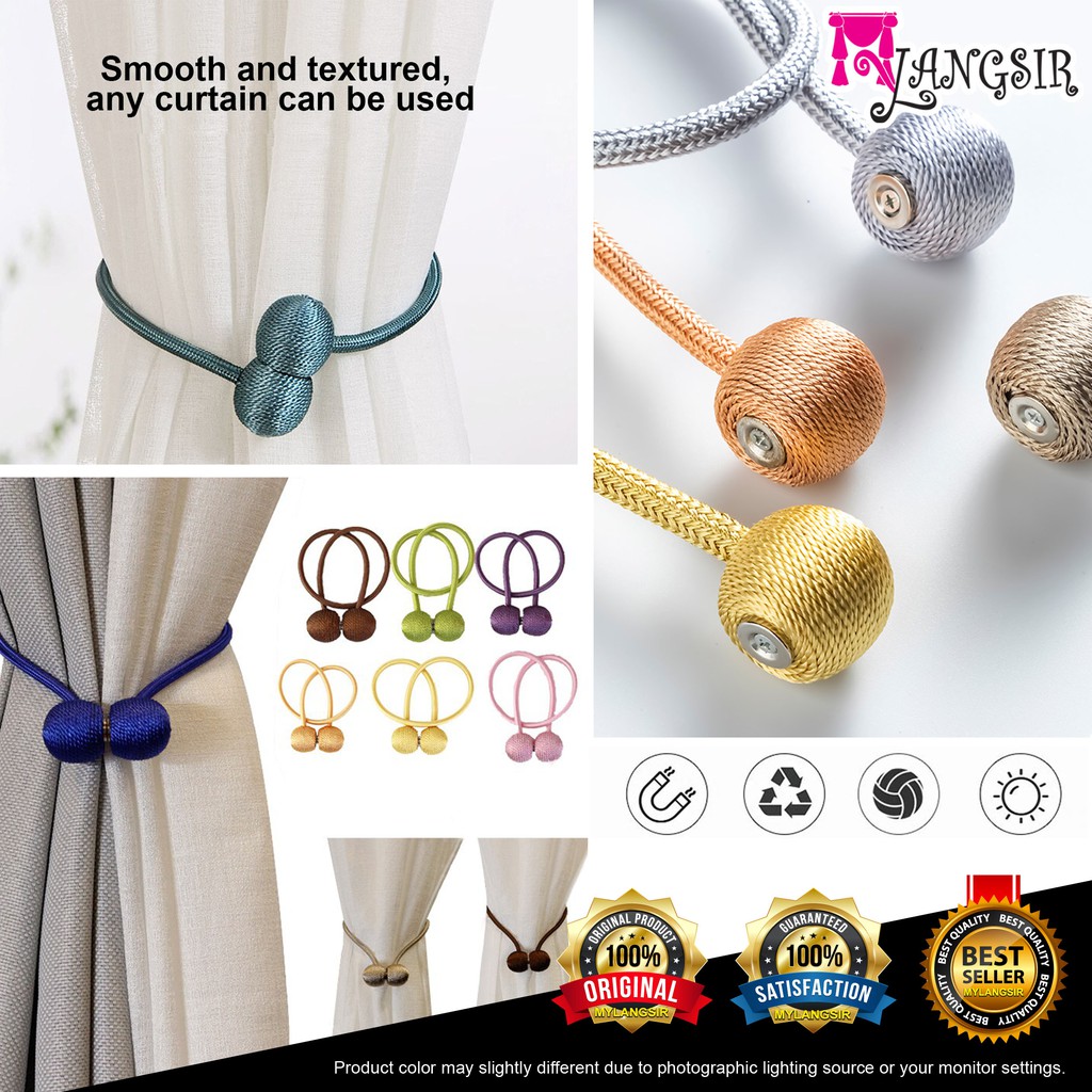 MYLANGSIR High Quality Magnetic Curtain Tieback / Tali ikat langsir ...