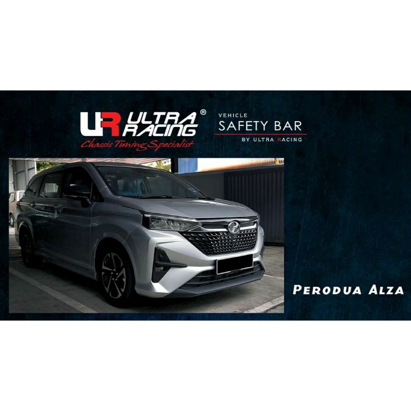 ULTRA RACING PERODUA ALZA W150 NEW 2022 front engine bar tw2-4286 rear ...