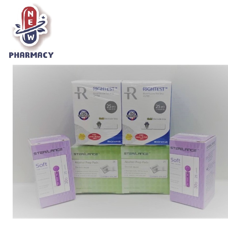 Bionime Rightest GS700 Blood Glucose Test Strip 2x25's (FREE 50pcs ...
