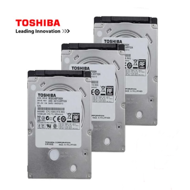 Toshiba 2.5" sata hdd hd 4tb 2tb 1tb 500gb 320gb internal hard drive 2. ...