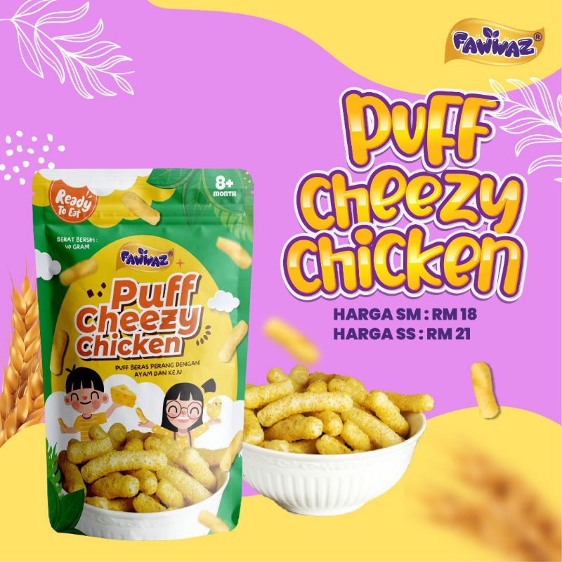 FAWWAZ PUFF CHEEZY CHICKEN(READY STOCK) | Shopee Malaysia