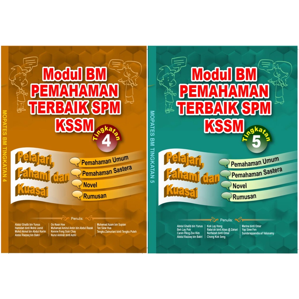 Modul BM Pemahaman Terbaik SPM KSSM (Mopates) | Shopee Malaysia