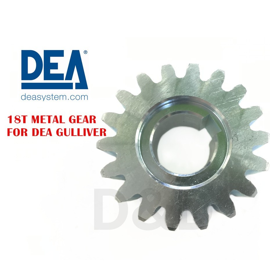 AUTO GATE GEAR (18T) METAL FOR DEA GULLIVER / AUTOGATE SYSTEM | Shopee ...