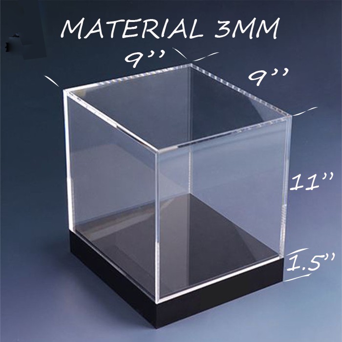 ACRYLIC DISPLAY BOX / CLEAR DISPLAY BOX / KOTAK DISPLAY | Shopee Malaysia
