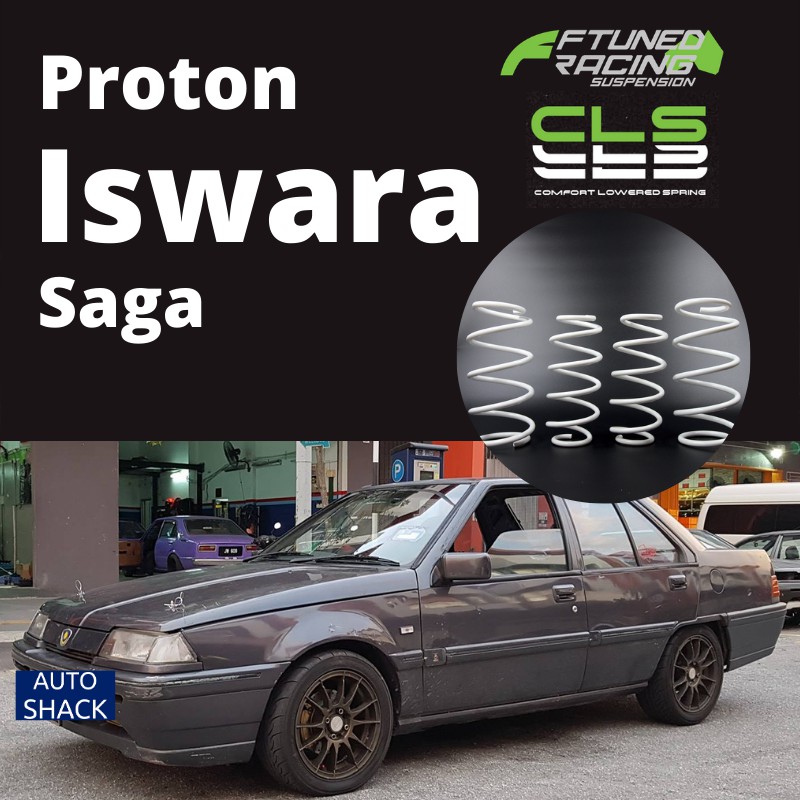 Proton Saga Iswara F Tuned CLS Series Comfort Lowering Spring ...