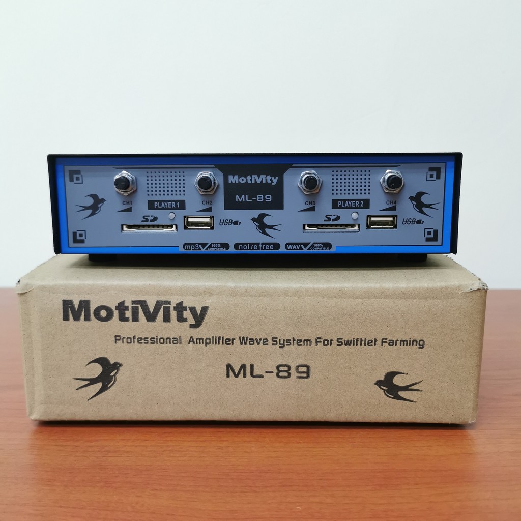 Motivity ML-89 4 Channel Swiftlet Professional Amp. Wave System for ...