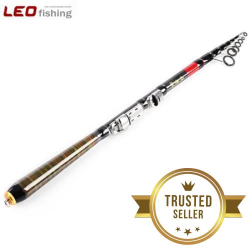LEO MULTIFUNCTIONAL FISHING ROD PORTABLE MINI LURE FISH TACKLE ...