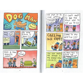 DOG MAN 4 Volumes Children English HARD COVER Books Funny Adventure 4 ...