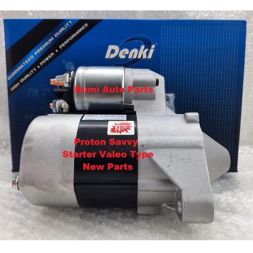 ( NEW PART ) DENKI Starter Proton Savvy Valeo Type Renault Savvy Starter 8200369521E | Shopee ...