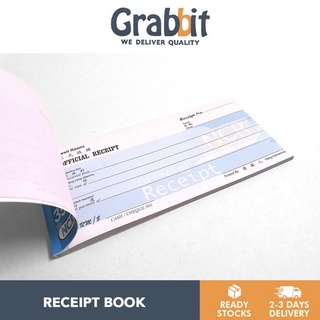 GRABBIT Official Receipt Book NCR Carbonless 2ply | Buku Resit GRAB-STPP-RE | Shopee Malaysia