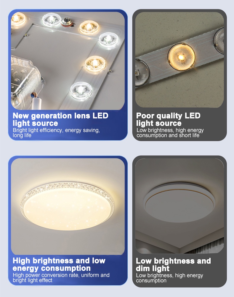 Ceiling light High-brightness LED living room ceiling light White light ...